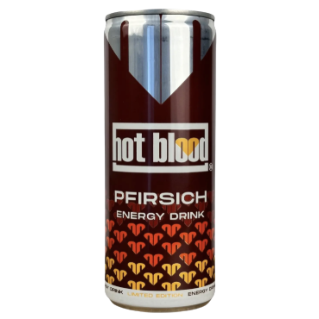Hot Blood Pfirsich Energy Drink (24x250ml) – Scalable Rockets GmbH
