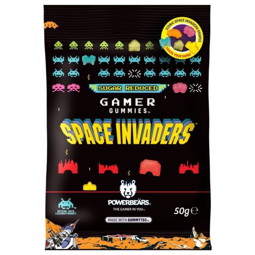 Powerbeärs Space Invaders Gamer Gummies (12x50g) – Scalable Rockets GmbH