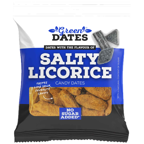 Green Dates Datteln Salty Licorice (16x90g) – Scalable Rockets GmbH