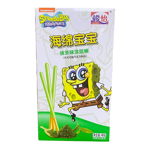 Spongebob Coated Stick Matcha (36x21g) – Scalable Rockets GmbH